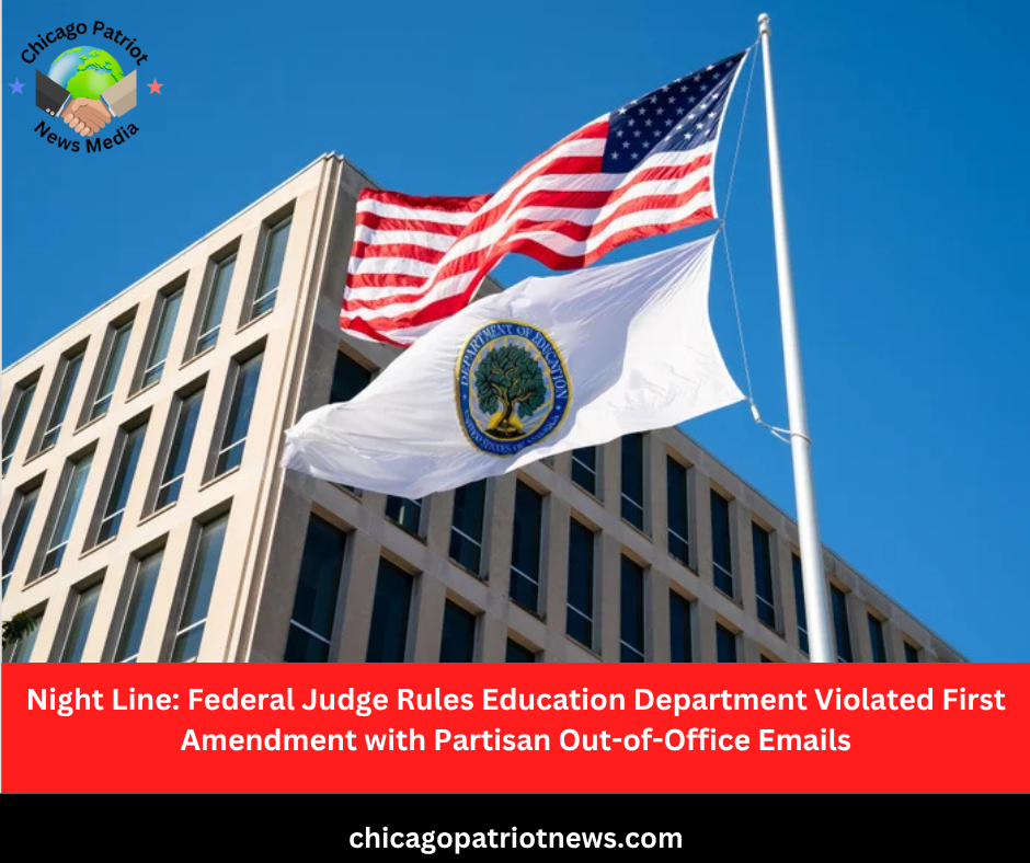 Night Line: Federal Judge Rules Education Department Violated First ...